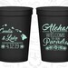 Aloha, Welcome to Our Paradise, Personalized Cups, Floral Cups, Aloha ...