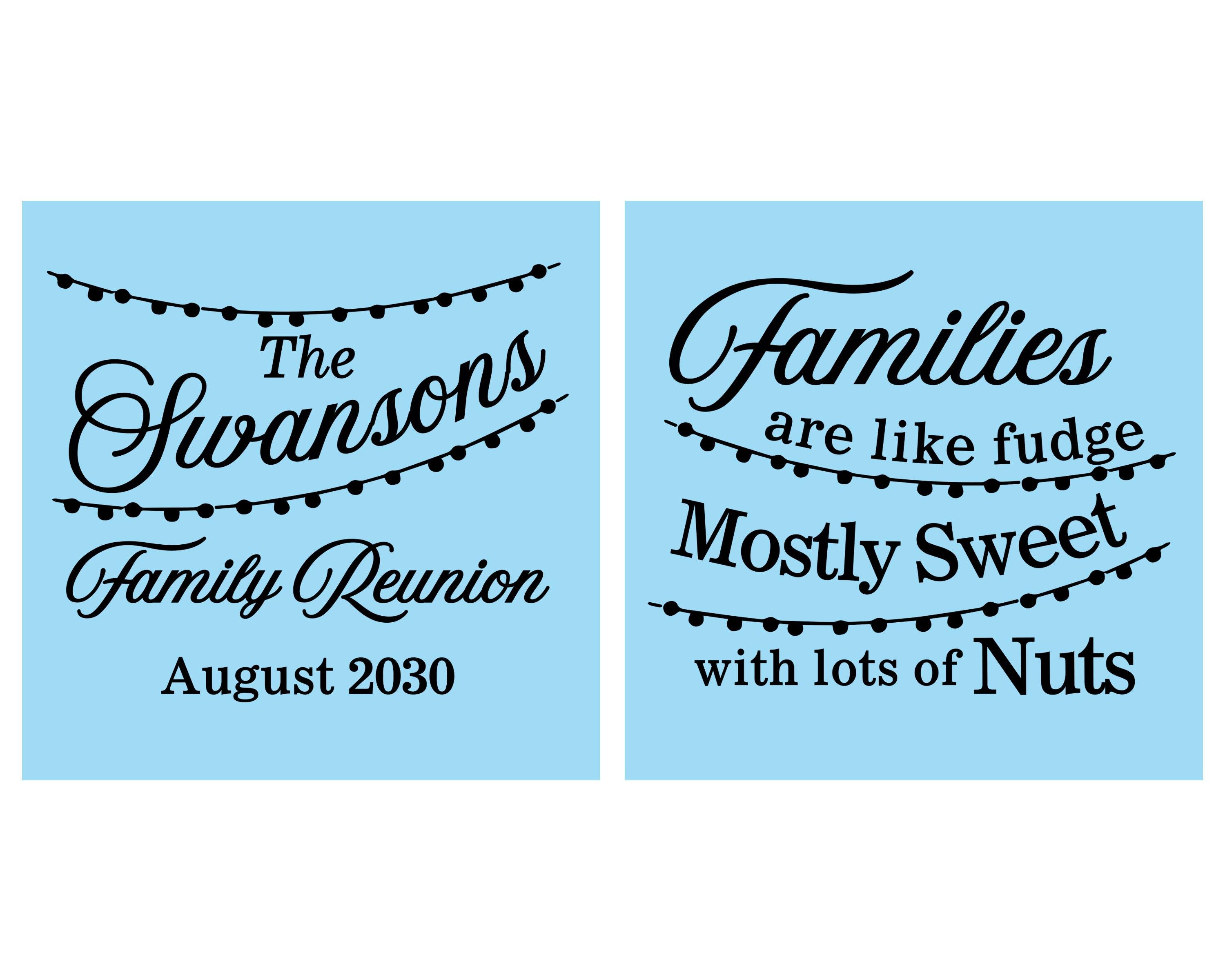 Family Reunion Gifts, Family Reunion Can Cooler, Family Reunion Party ...