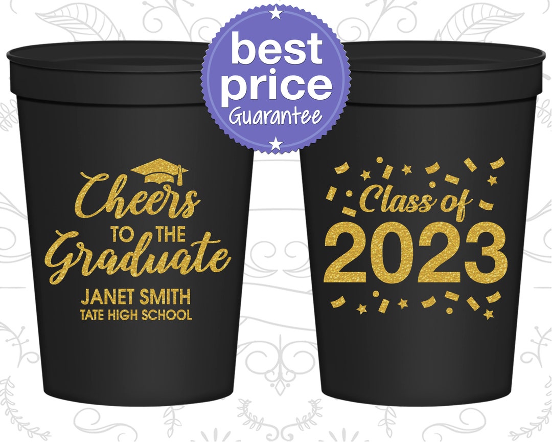 Graduation Cups, Graduation Party Favors, Grad Party, College ...