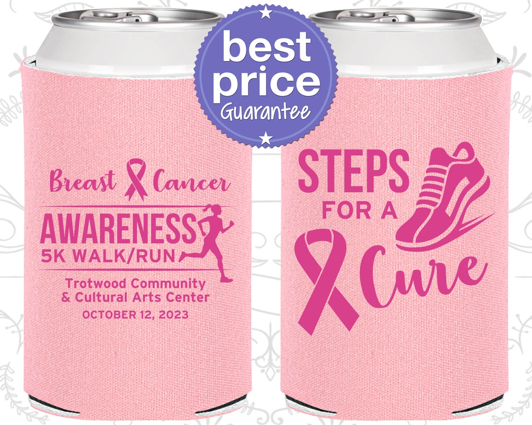 Breast Cancer Awareness Favors, Breast Cancer Can Coolers, Breast Cancer Items, Breast Cancer ...