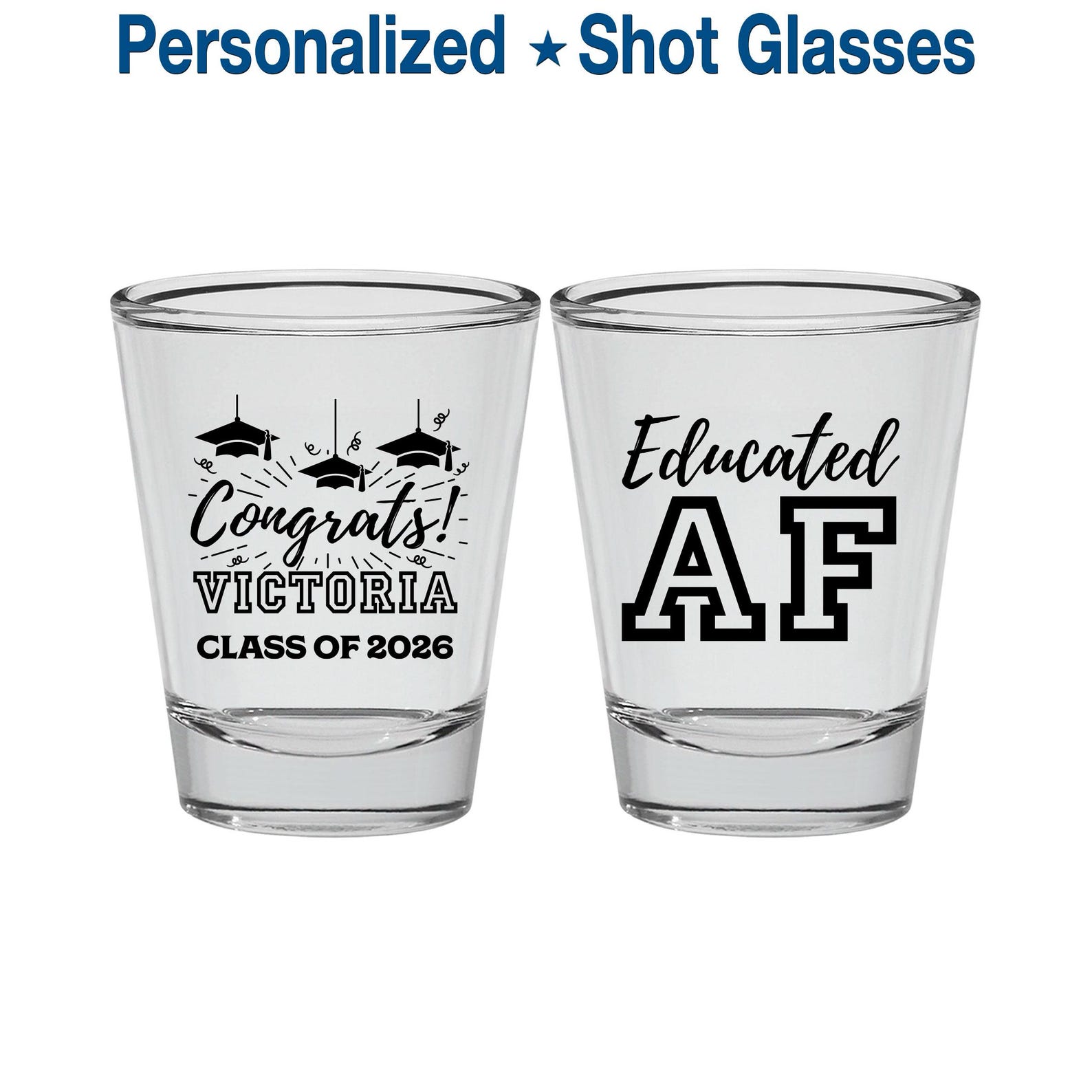 Graduation Shot Glasses, Graduation Favors, Graduation Party Ideas ...