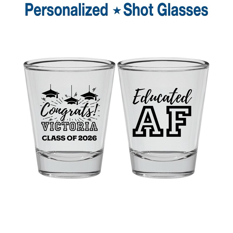 Graduation Shot Glasses, Graduation Favors, Graduation Party Ideas ...