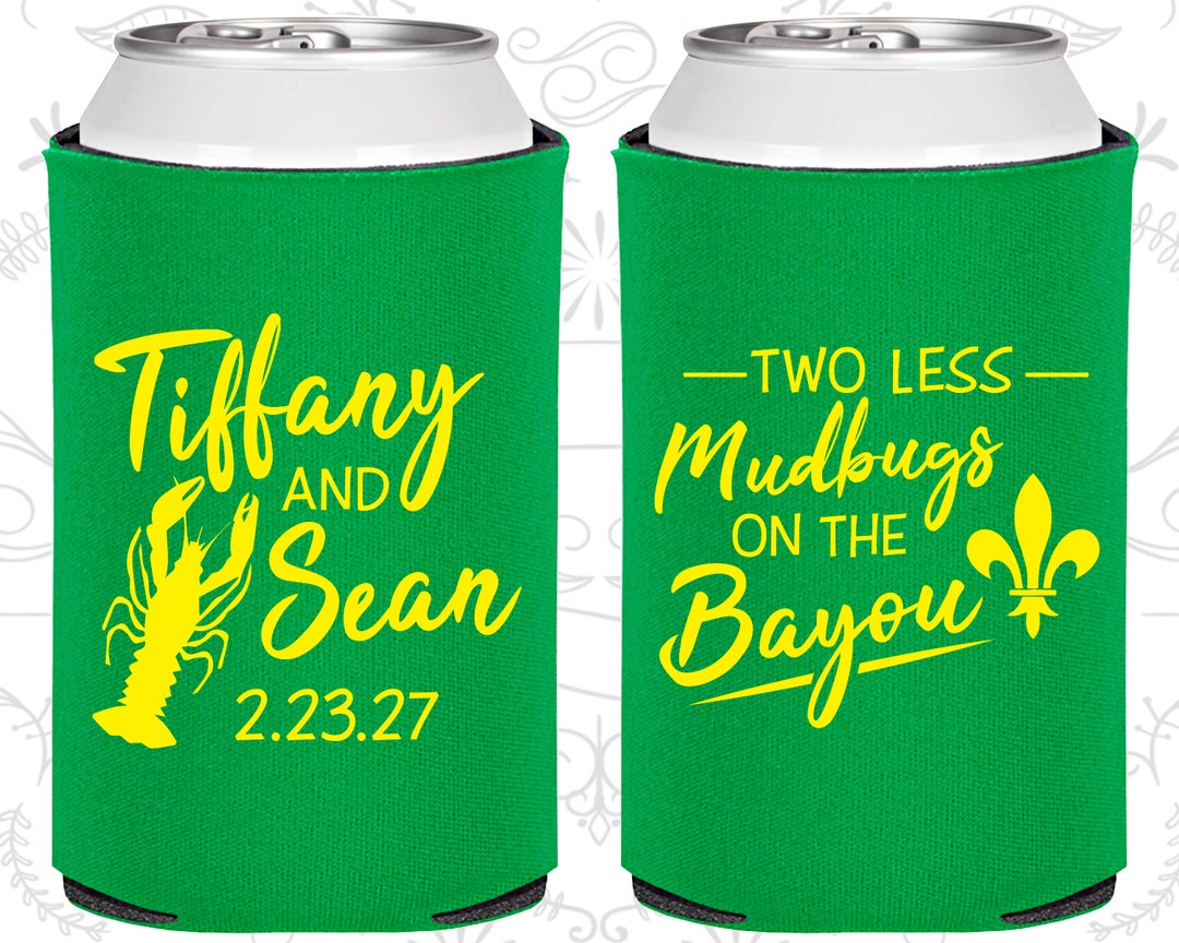 Two Less Mudbugs on the Bayou, Louisiana Wedding Favors, Nola Wedding ...