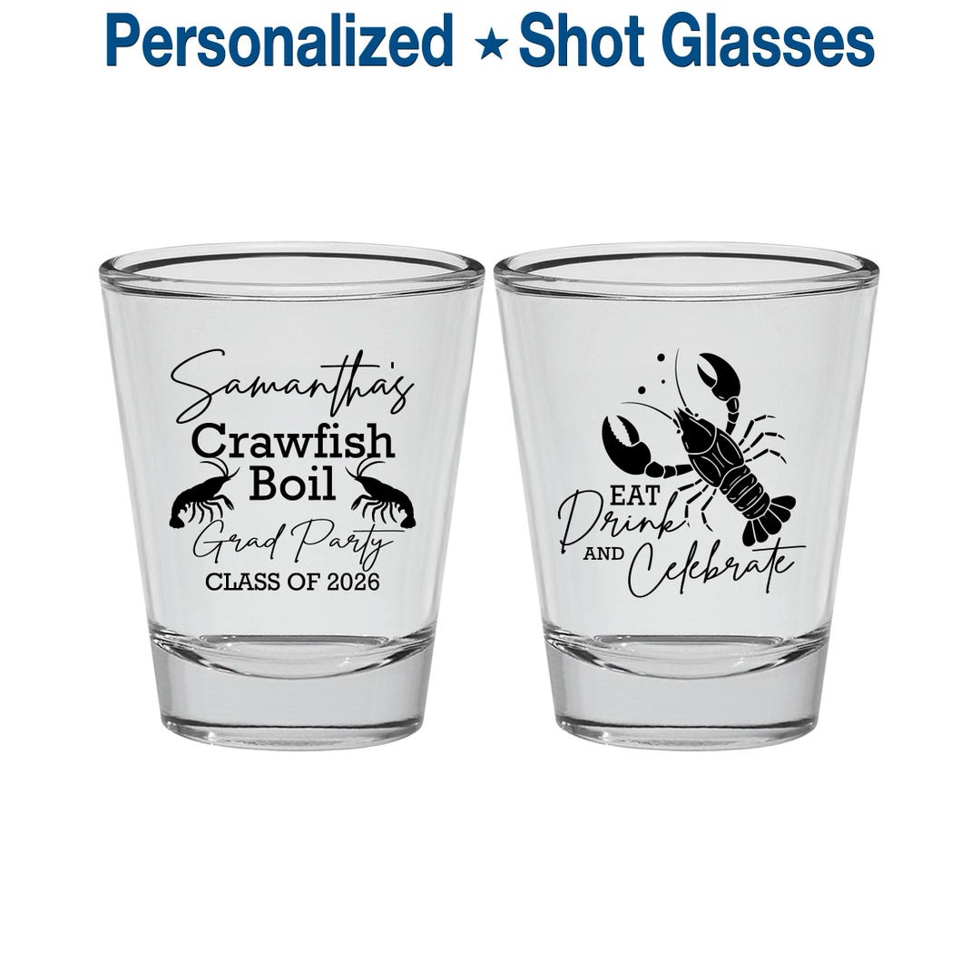 Graduation Shot Glass, Graduation Party Favors, Graduate 2026, High ...