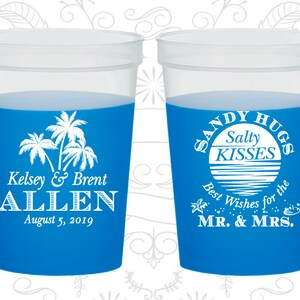 Sandy Hugs Salty Kisses Best Wishes to the Mr and Mrs, Personalized ...