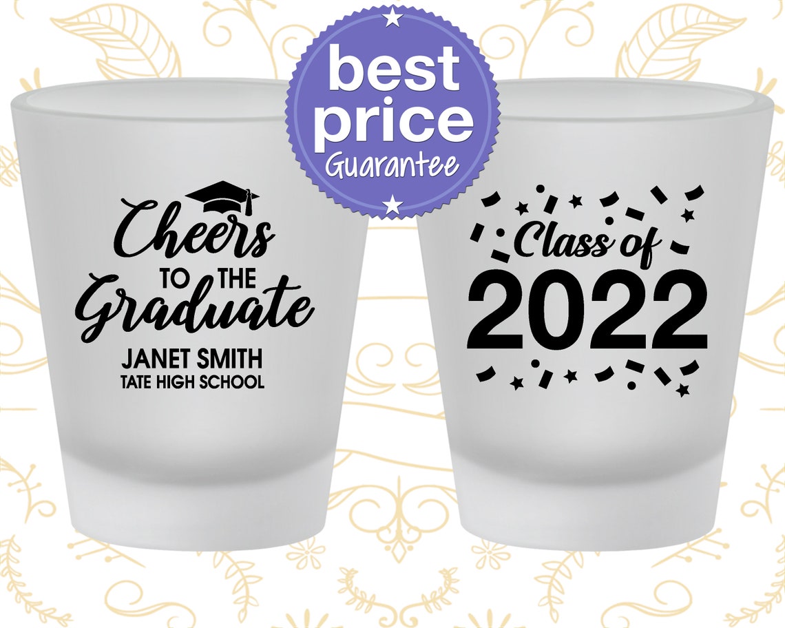 Graduation Shot Glass Graduation Party Favors Grad Party - Etsy