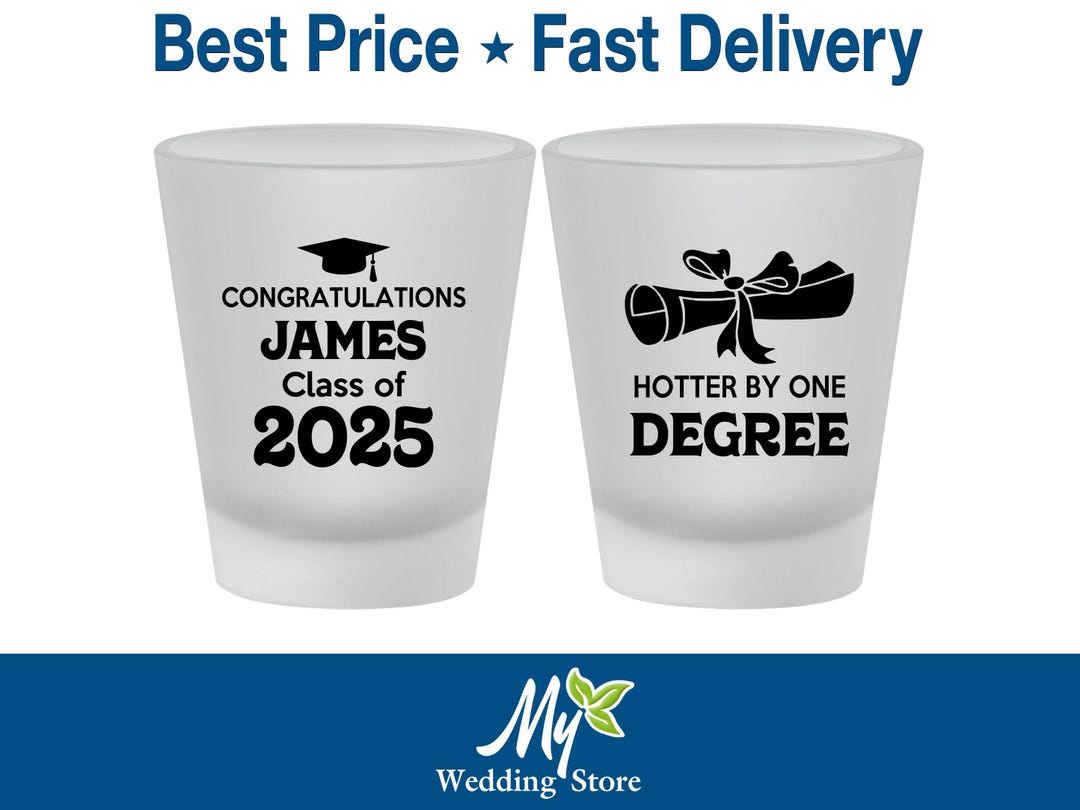 Graduation Shot Glass, Graduation Party Favors, Graduate 2025, High ...