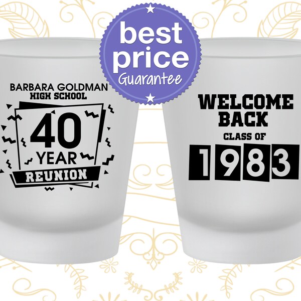 Class Reunion Shot Glasses - Etsy
