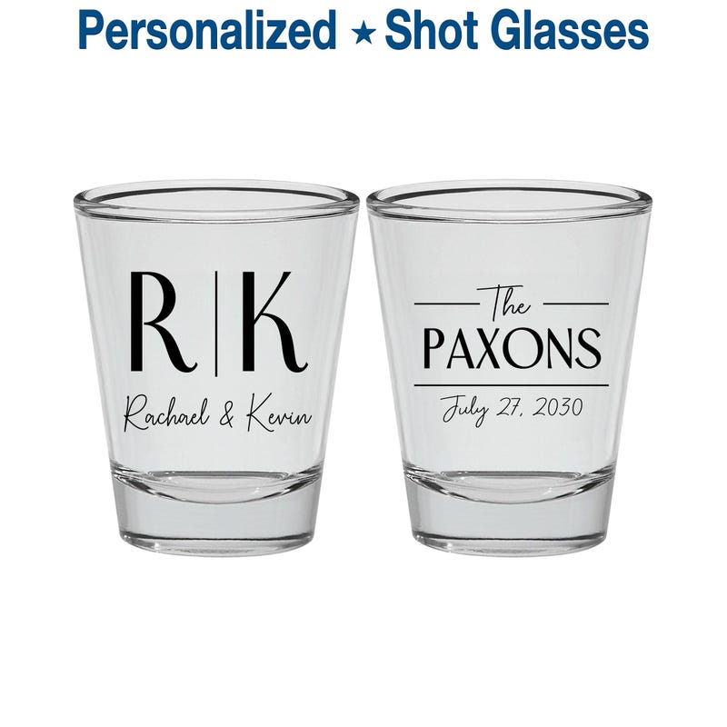 Monogram Shot Glass Gifts - 60+ Gift Ideas for 2025