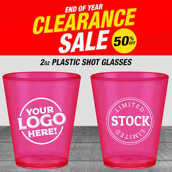 Personalized Pink Shot Glass - Etsy