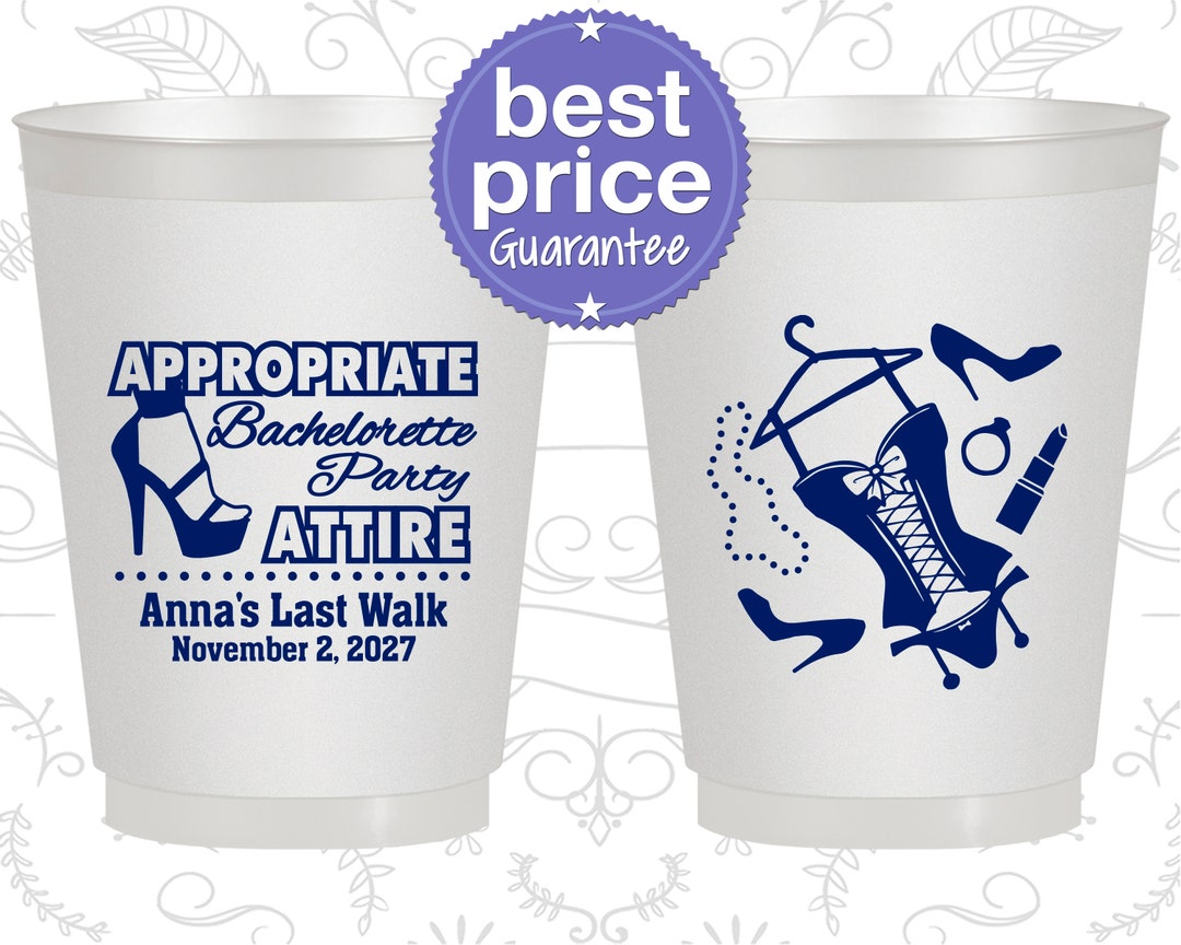 Bachelorette Frosted Cups, Bachelorette Party Cups, Bachelorette ...