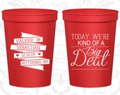 Today We Are Kind of a Big Deal Custom Cups Vintage Wedding - Etsy