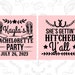 She's Getting Hitched Y'all, Personalized Bachelorette Giveaways ...