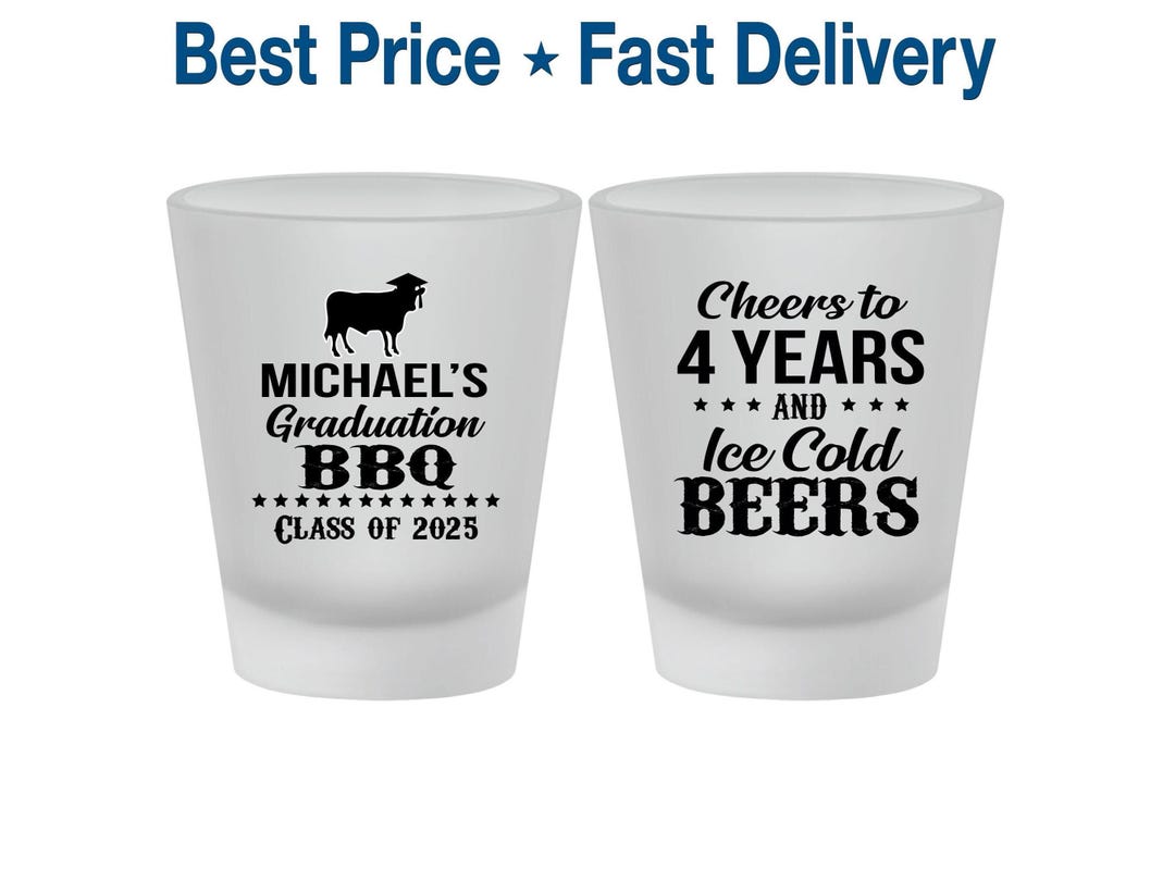 Graduation Shot Glasses, Graduation Favors, Grad Party Decorations ...