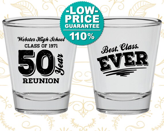 High School Reunion Favors, Class of 1971 Reunion, 50 Year Reunion ...