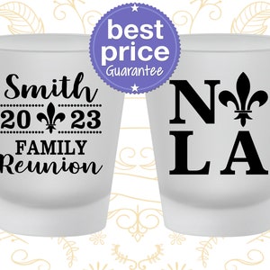 Family Reunion Shot Glasses, Family Reunion Favors, Family Reunion Gift ...