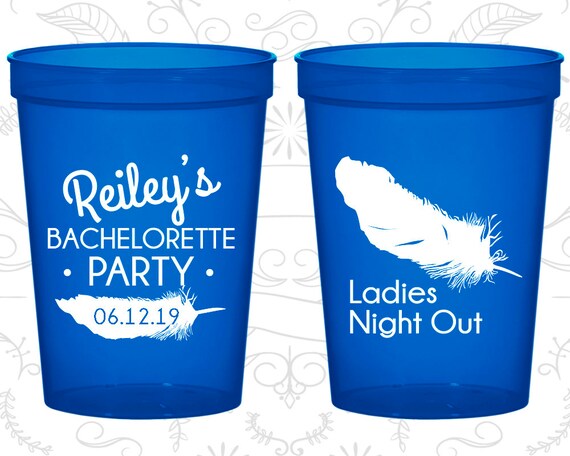 Ladies Night Out, Bachelorette Cups Personalized, Ladies night out ...