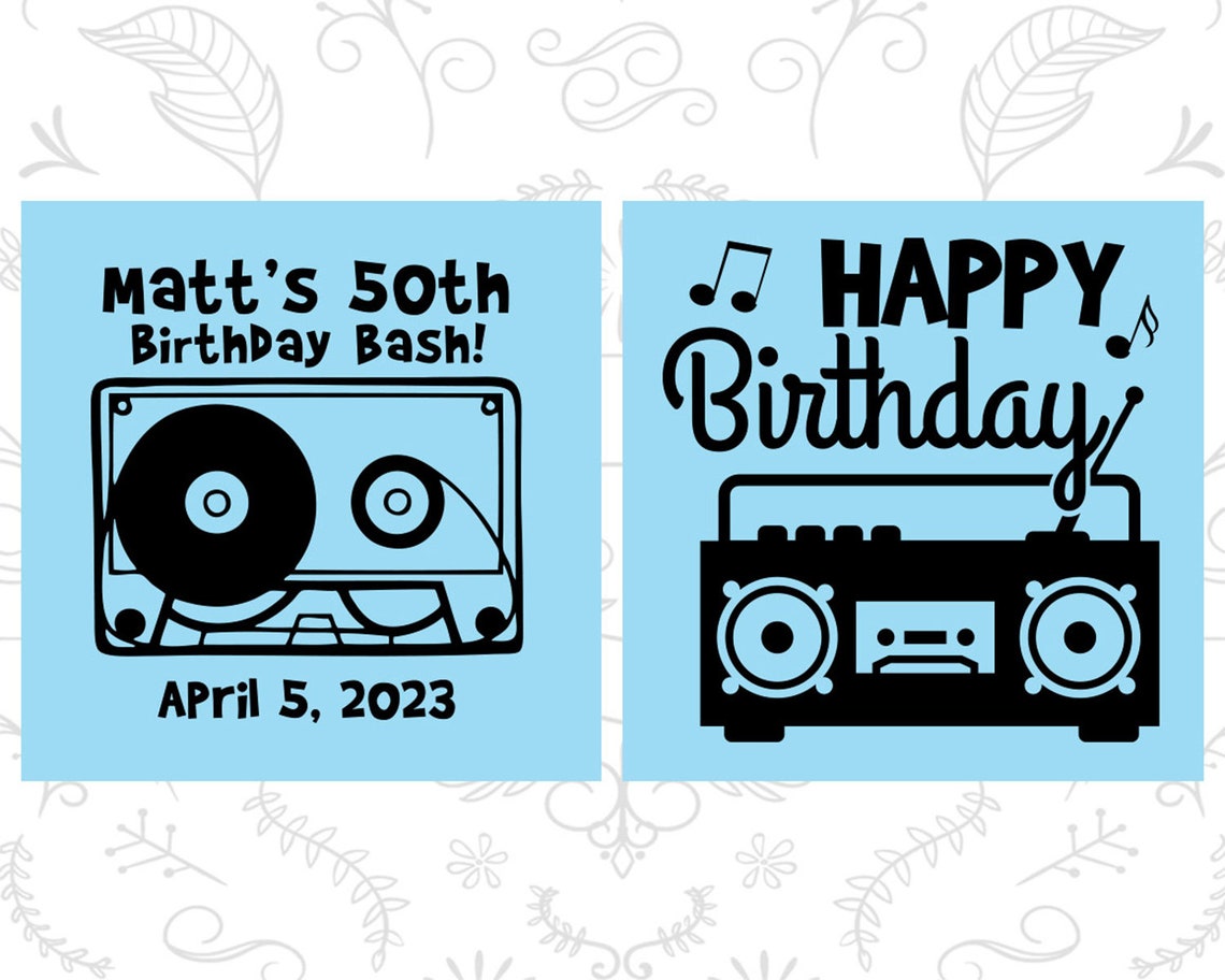 50th Birthday 50th Birthday Party Vintage Birthday Happy - Etsy