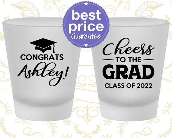 Graduation Shot Glass Graduation Party Favors Grad Gifts | Etsy