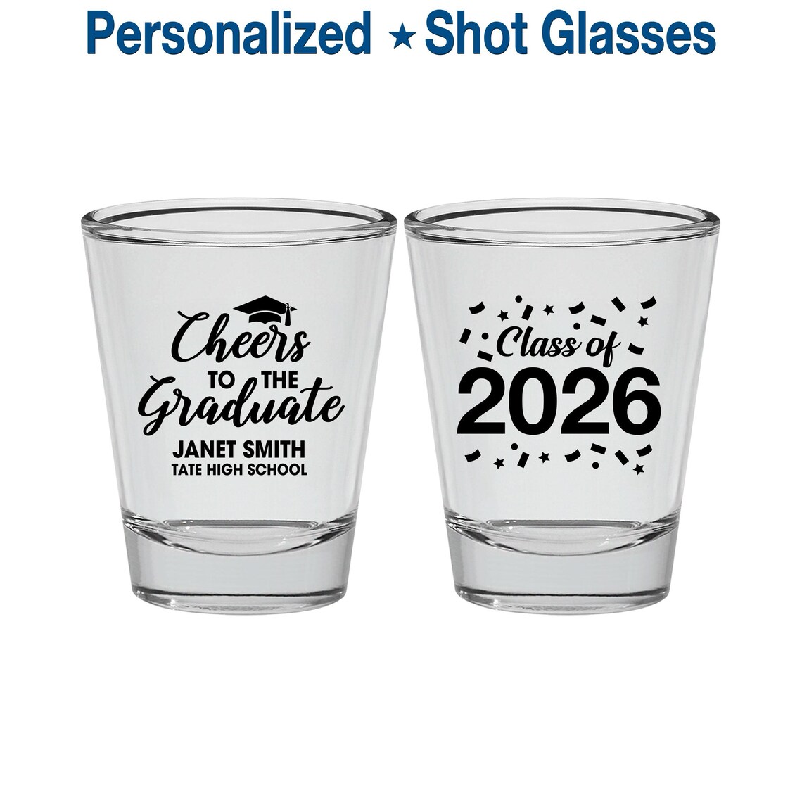 Graduation Shot Glass, Graduation Party Favors, Grad Party, College ...