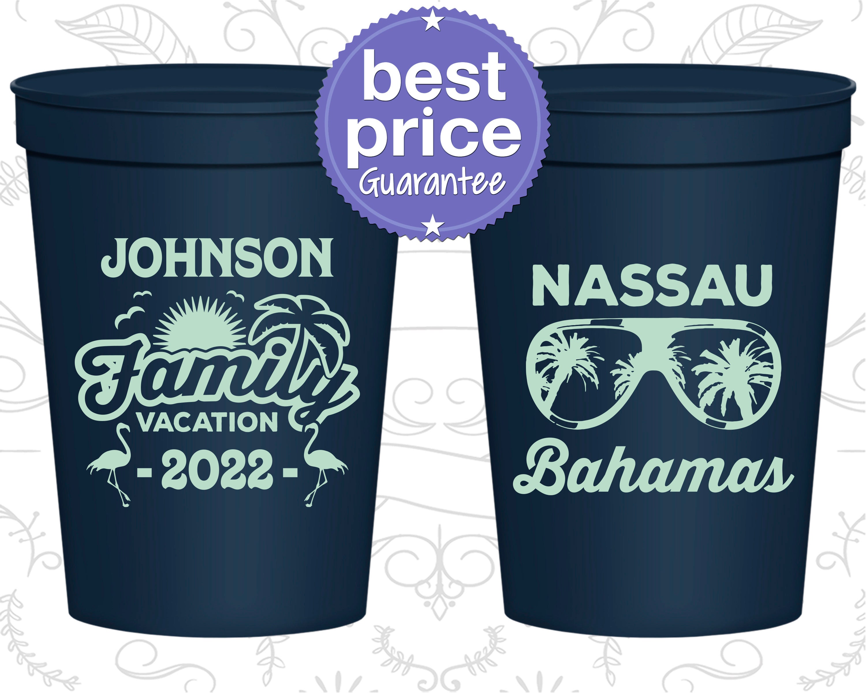 Family Vacation Cups Vacation Favors Family Vacation Gifts - Etsy España