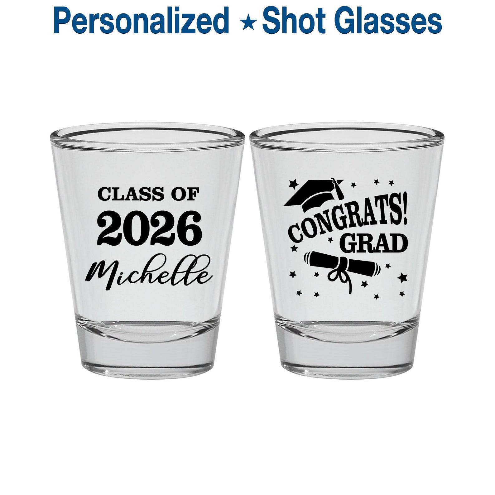 Graduation Shot Glasses, Graduation Favors, Graduation Party Ideas ...