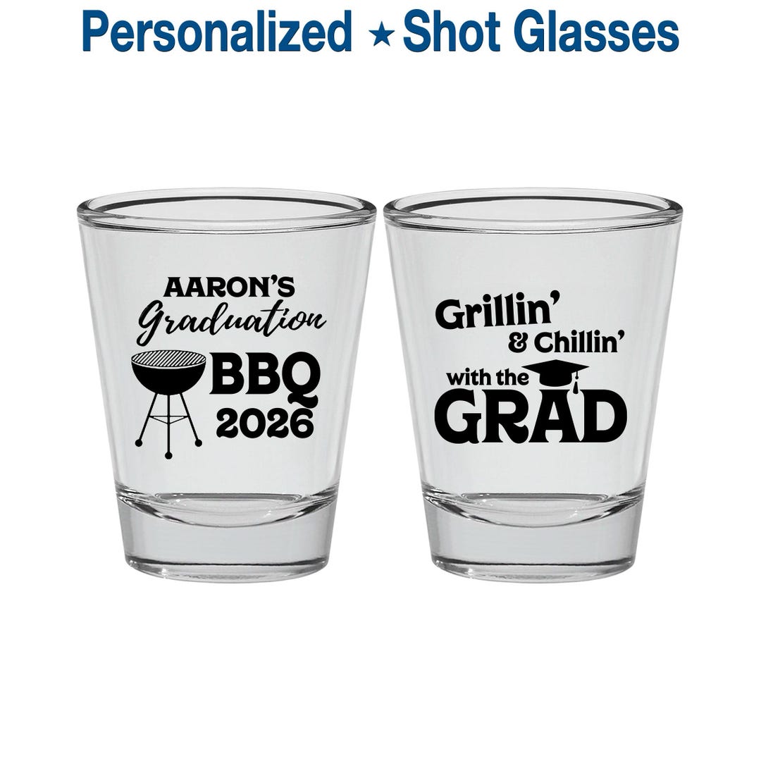 Graduation Shot Glasses, Graduation Favors, Graduation Party Ideas ...