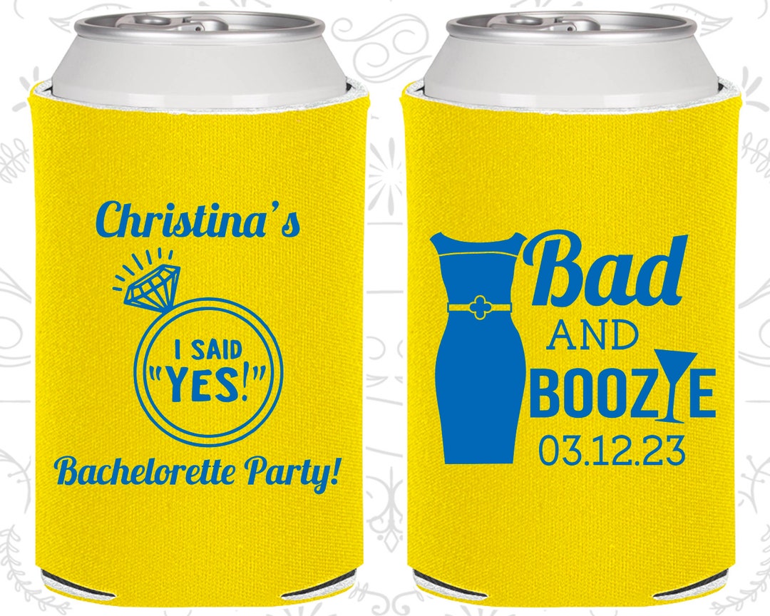 Bad and Boozie Personalized Bachelorette Ideas I Said Yes - Etsy