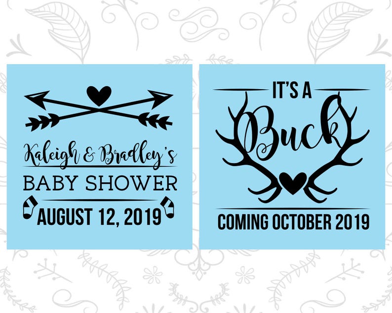 Baby Buck Baby Shower Party Favors Its a Buck Deer Baby - Etsy