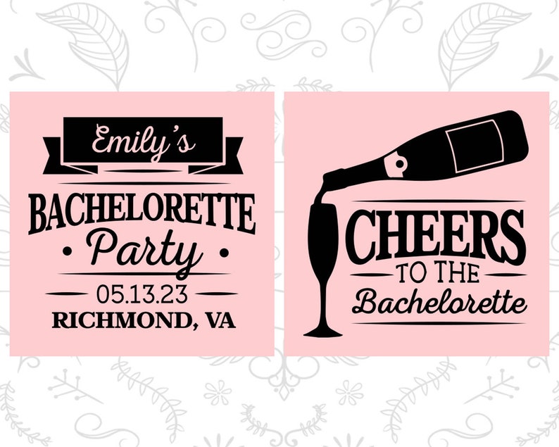 Cheers to the Bachelorette Personalized Bachelorette Party - Etsy