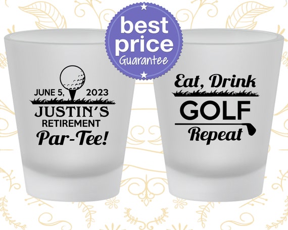 Retirement Shot Glasses, Retirement Party Favors, Retirement Gifts ...