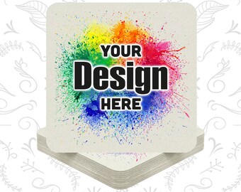 Personalized Paper Coasters - Etsy