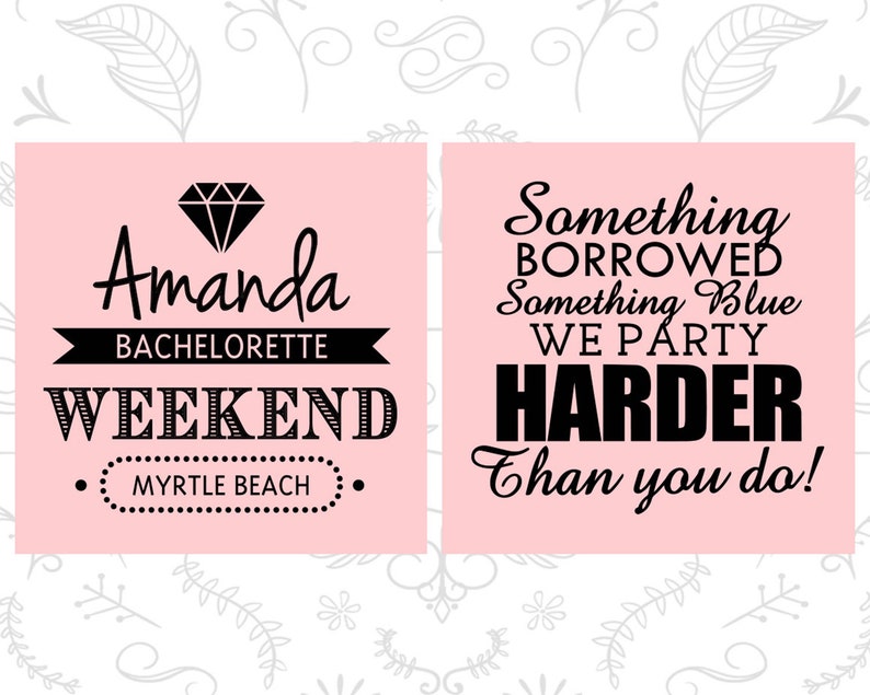 Bachelorette Weekend Party Custom Bachelorette Decor - Etsy