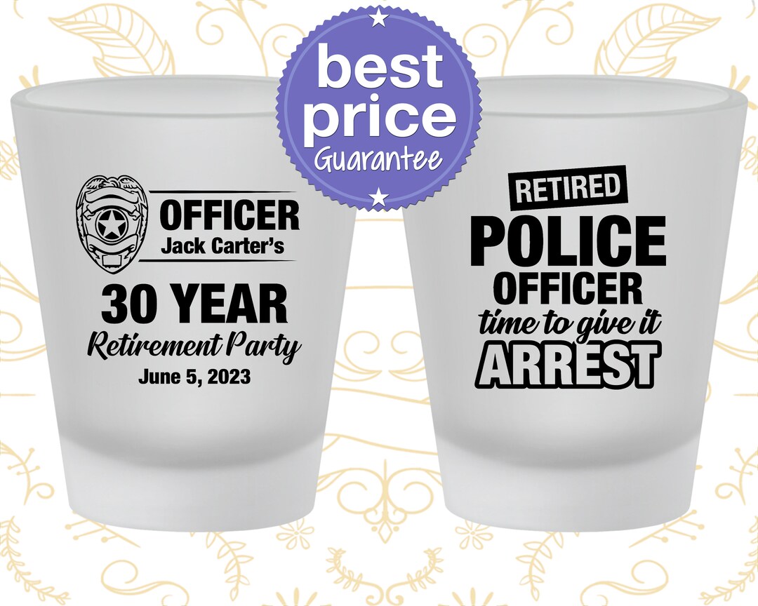 Retirement Shot Glass, Retirement Party Favors, Retirement Gifts ...