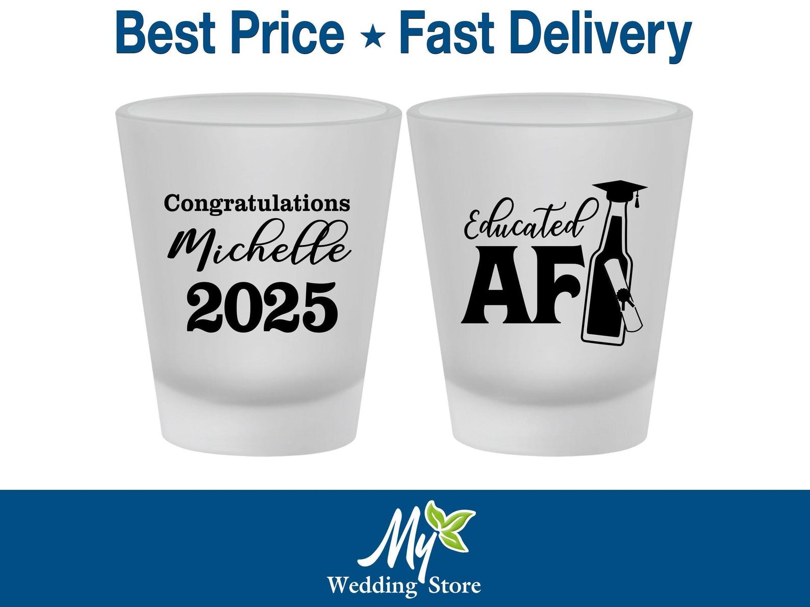 Graduation Shot Glasses, Graduation Favors, Grad Party Favor, College ...
