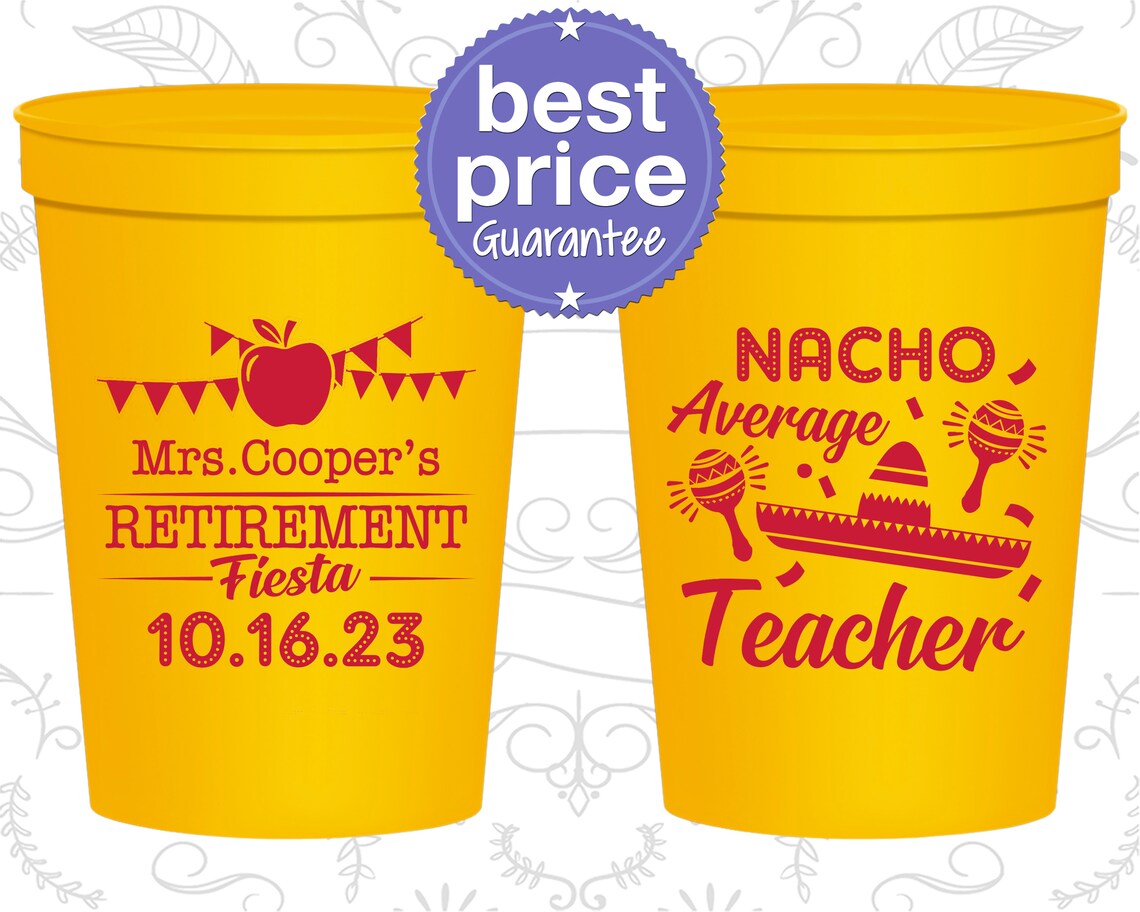 Retirement Cups Retirement Party Favors Retirement Gifts - Etsy