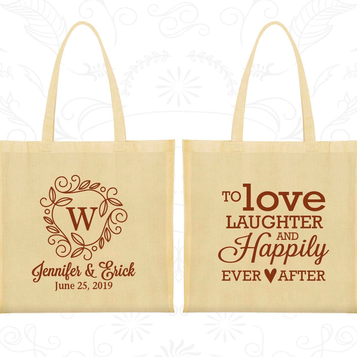 Love Laughter and Happily Ever After Bags Cheap Tote - Etsy