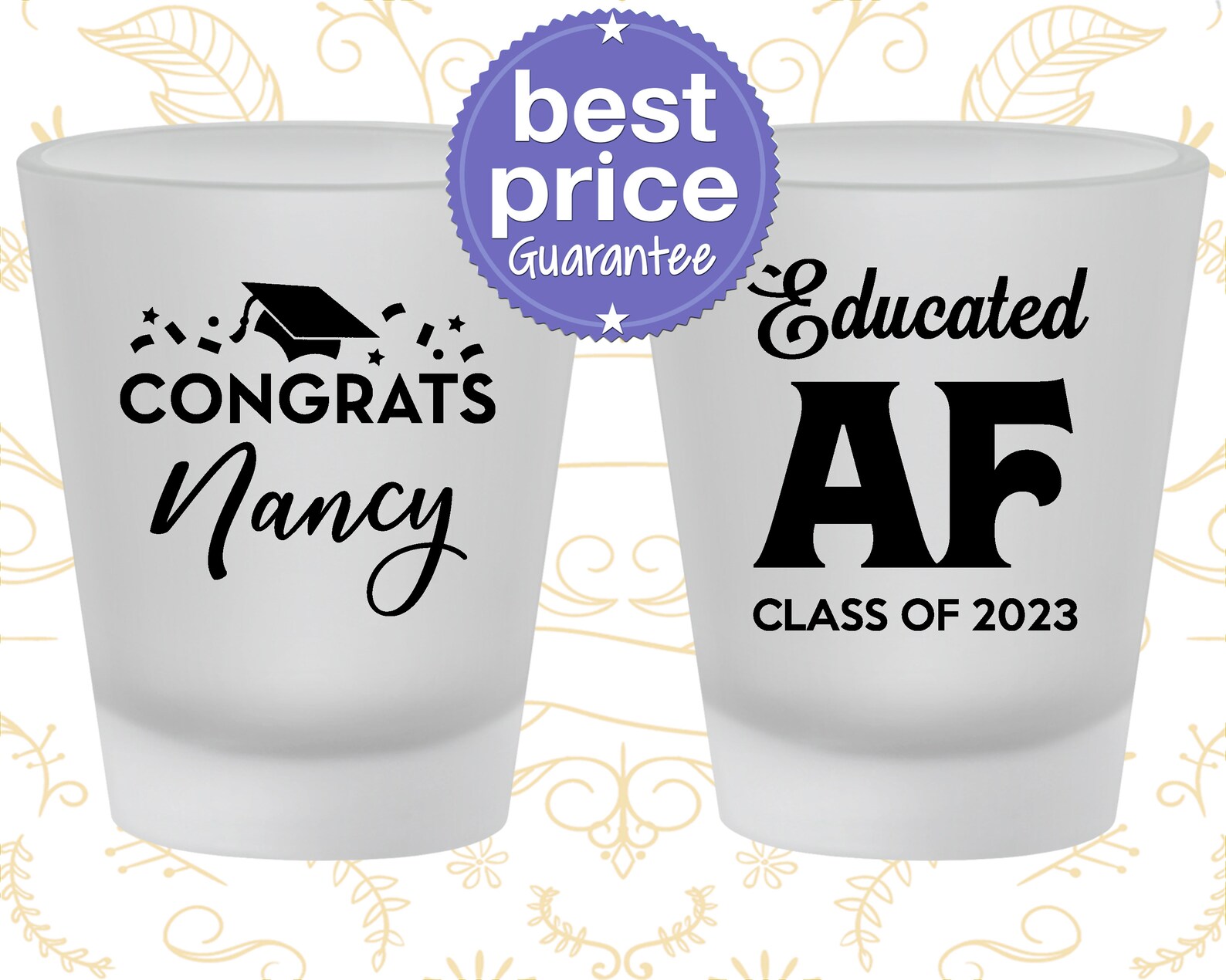 Graduation Shot Glasses Graduation Favors College Grad - Etsy