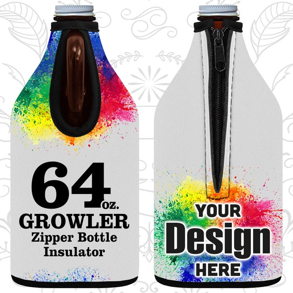 Growler Koozie - Etsy