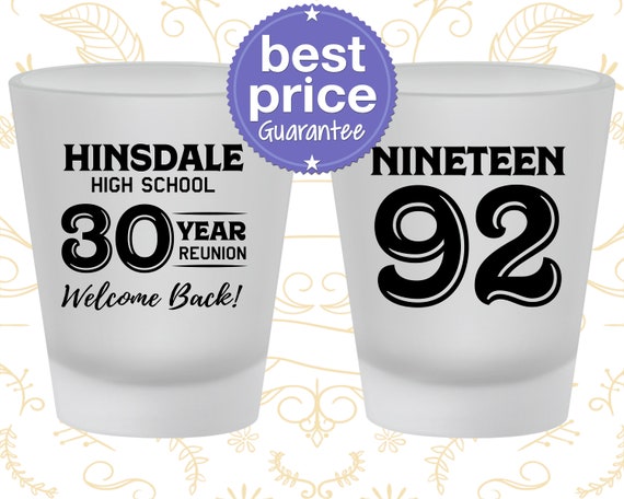 High School Reunion Favors, Class of 1992 Reunion, 30 Year Reunion ...