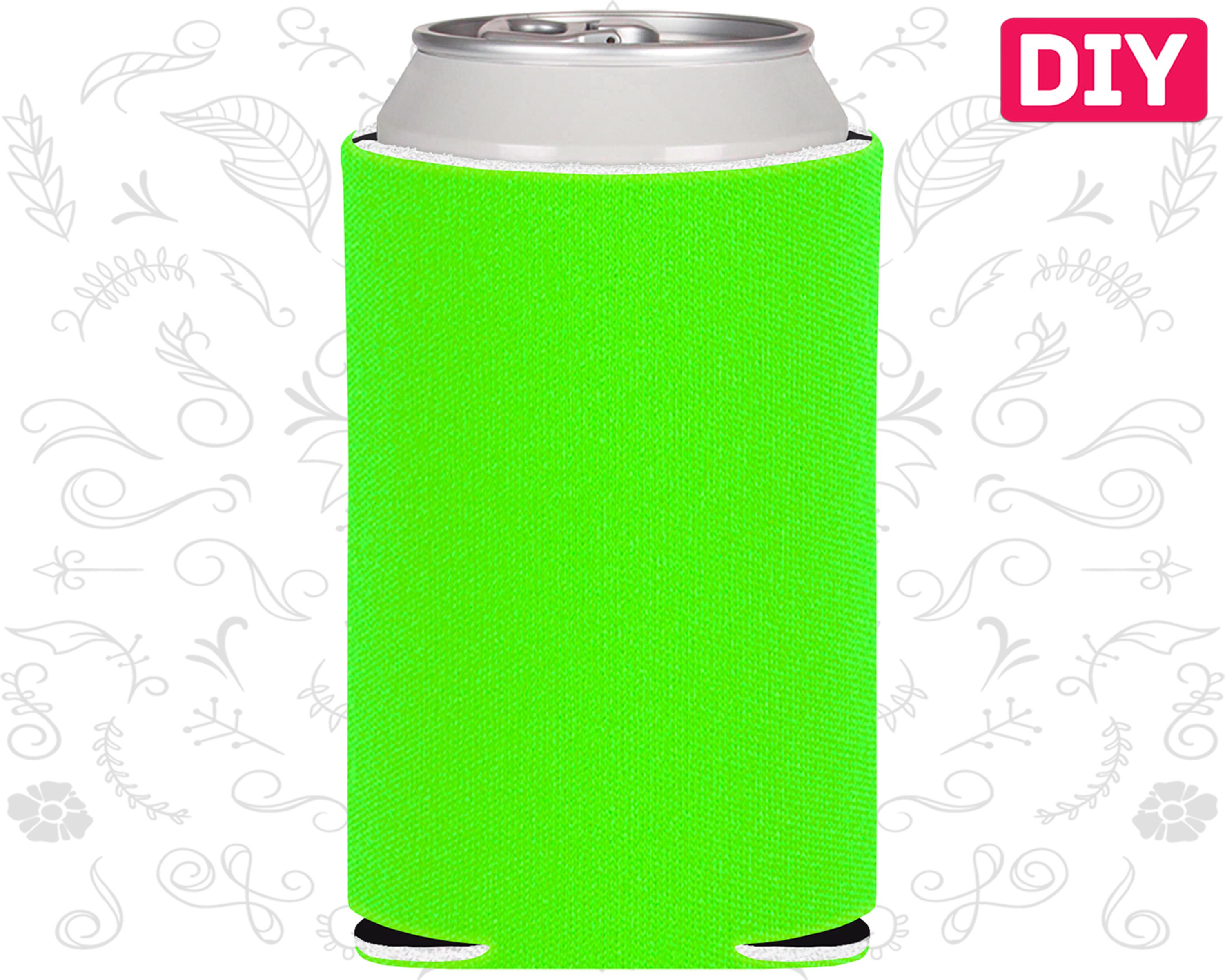 Blank Green Soda Can