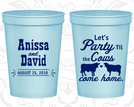 Stadium Cup Personalized Cups Wedding Cups Personalized | Etsy