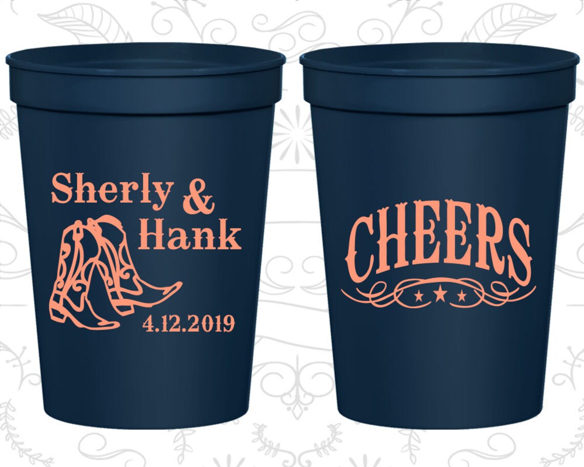 Personalized Stadium Cups Personalized Cups Wedding Cups - Etsy
