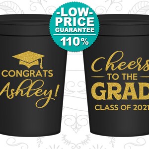 Graduation Cups Graduation Party Favors Grad Gifts College | Etsy