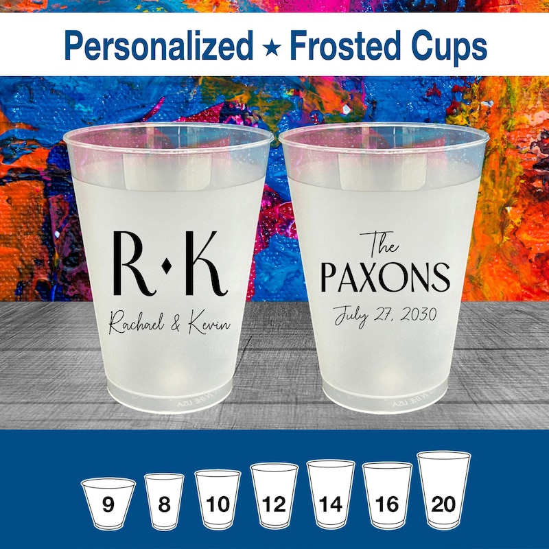 Custom Wedding Cup Labels - Etsy