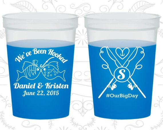 We have been Hooked, Personalized Plastic Mood Cups, Our Big Day ...
