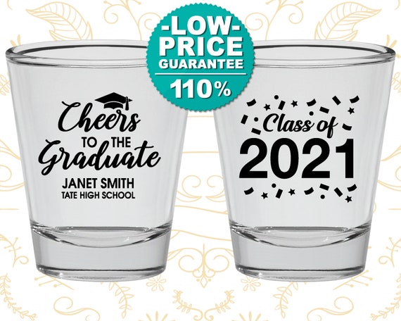 Graduation Shot Glass, Graduation Party Favors, Grad Party, College ...