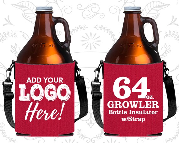 Beer Growler Cooler w/Strap, Promotional Gifts, Custom Promotional ...