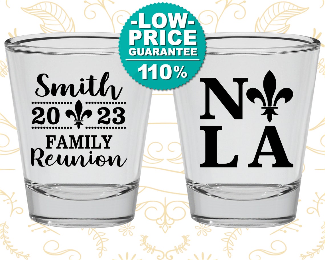 Family Reunion Shot Glasses Family Reunion Favors Family | Etsy