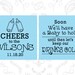 Cheers Baby Shower Baby Shower Decorations Baby to Hold Keep - Etsy